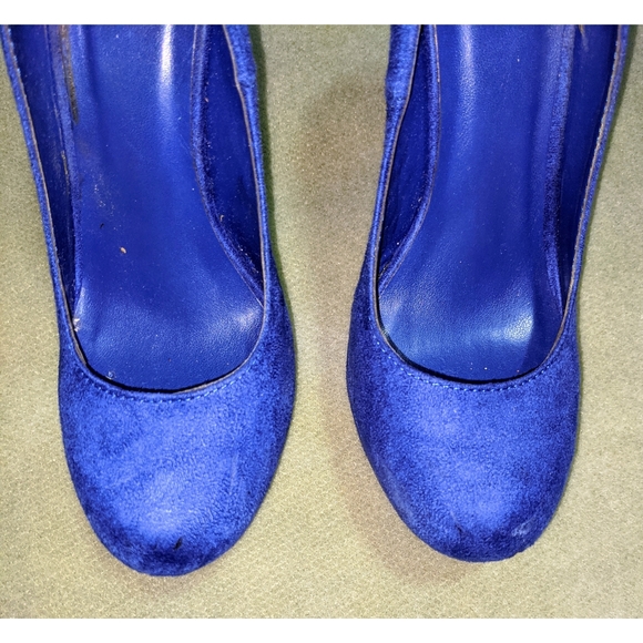 Shoes | Royal Blue Platform Heels | Poshmark